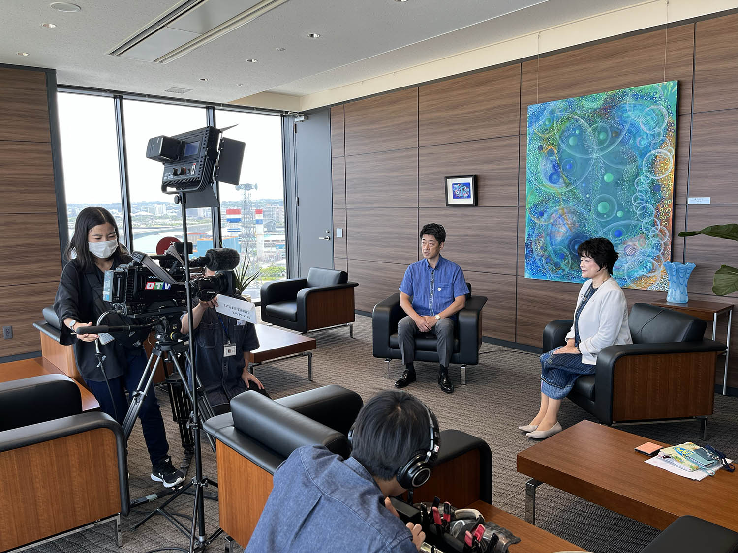 OTV 沖縄テレビ放送「ウチナーの鼓動」にて、ゆがふホールディングスが紹介されます。 - ゆがふBizタワー浦添港川